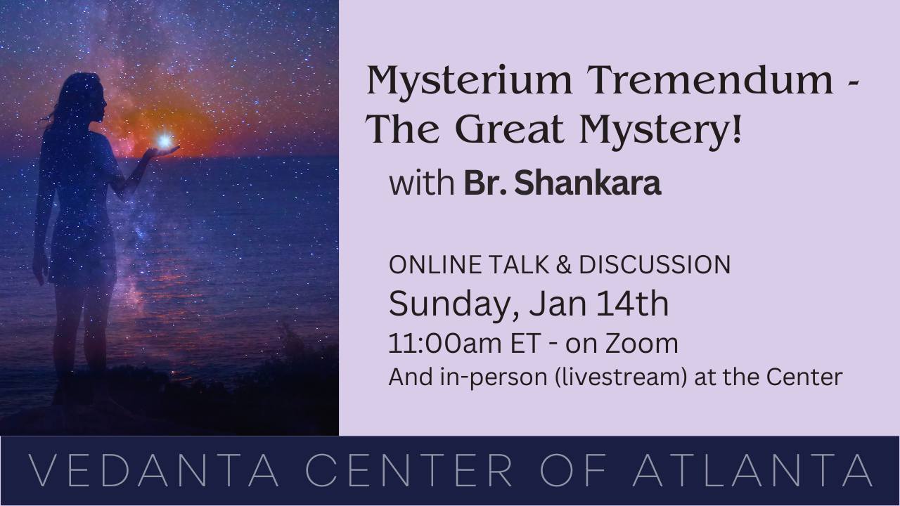 11am - Sunday Talk: Mysterium Tremendum – The Great Mystery! - Br ...